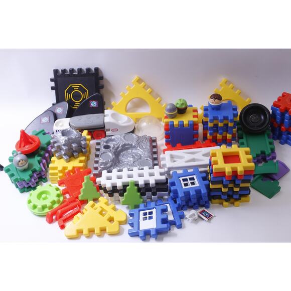 Toys | Little Tikes Wee Waffle Blocks Space Miner Building Construction ...